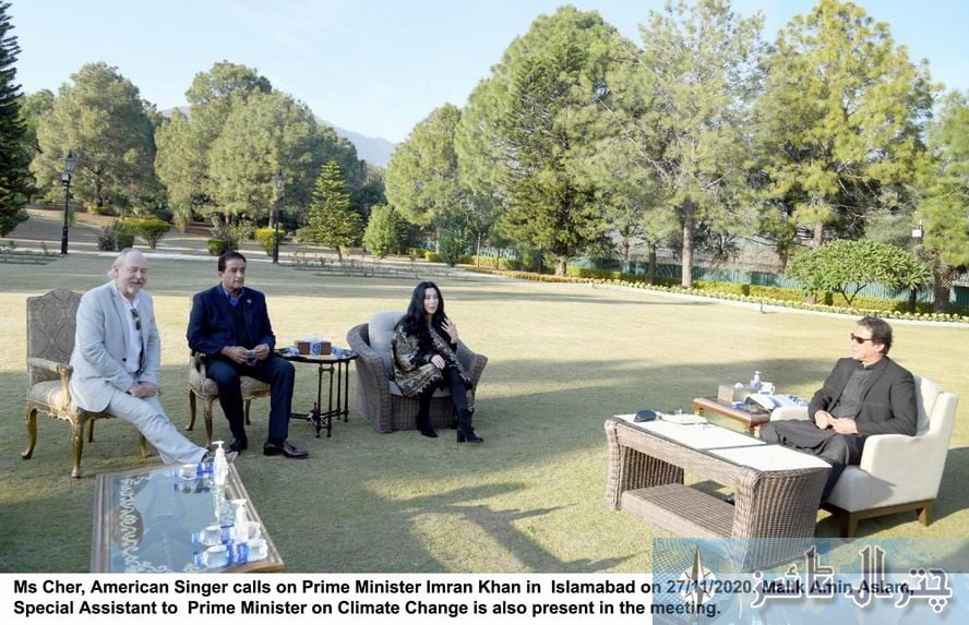 US celebrity singer Cher called on Prime Minister Imran - Chitral Times