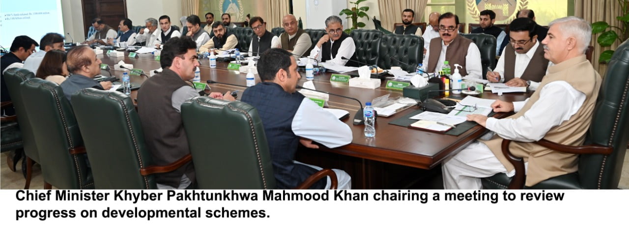 CM KP chaired a review meeting on development projects - Chitral Times