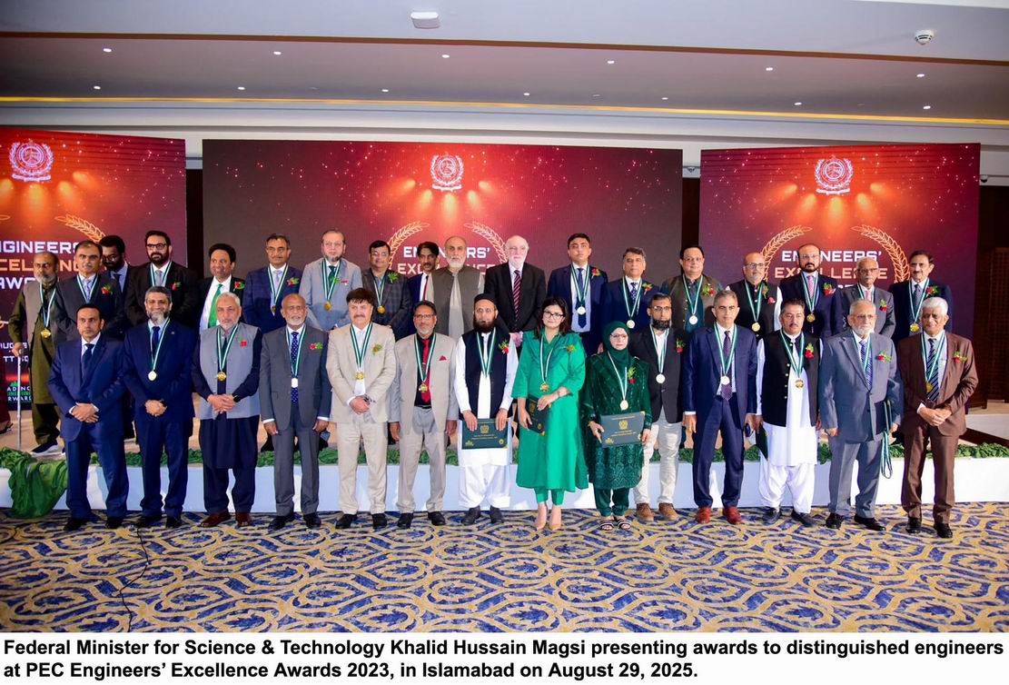 30 eminent Engineers honored PEC Engineers’ Excellence Awards - Chitral ...